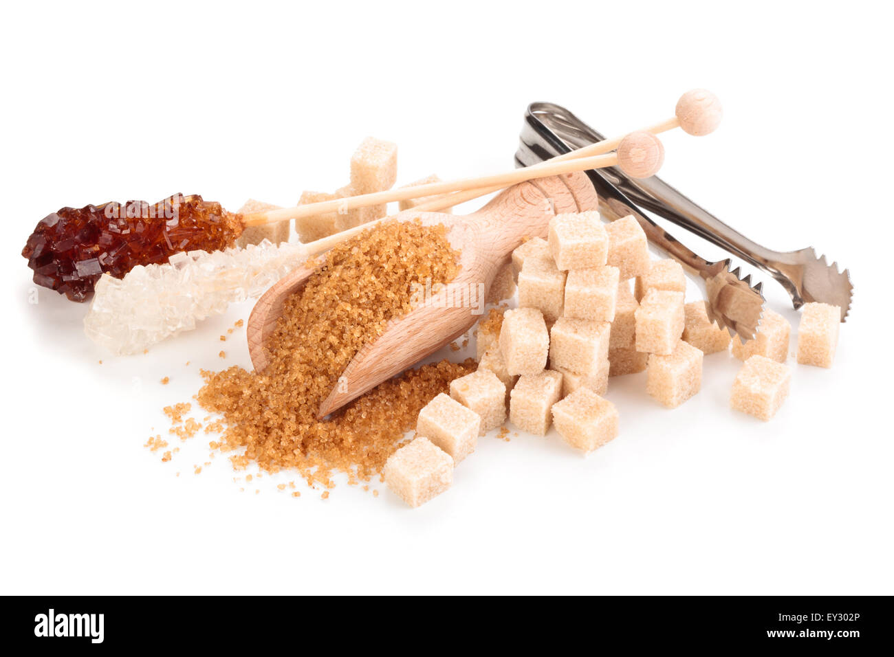 Various kinds of sugar Stock Photo - Alamy