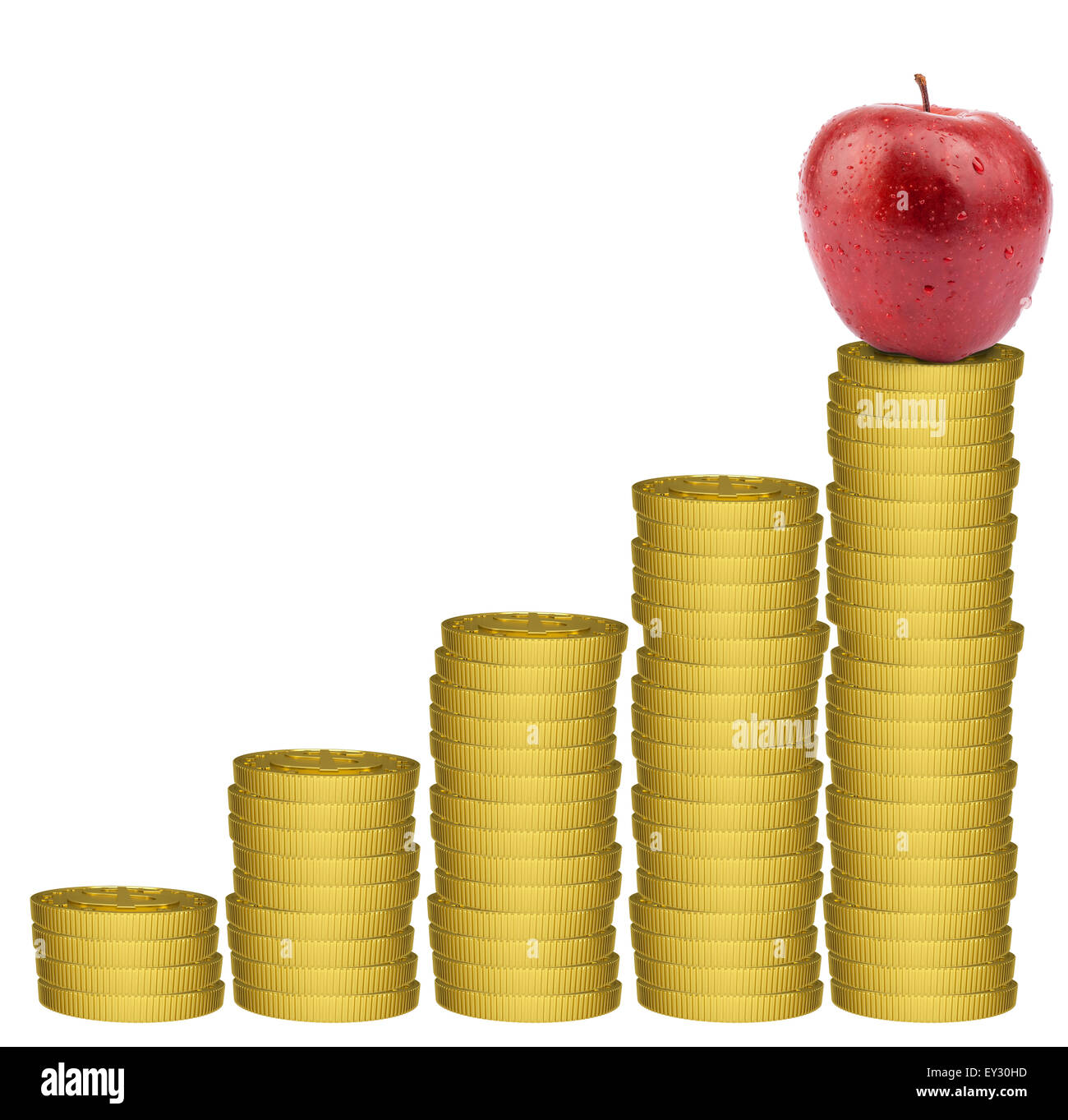 Apple cash pile hi-res stock photography and images - Alamy