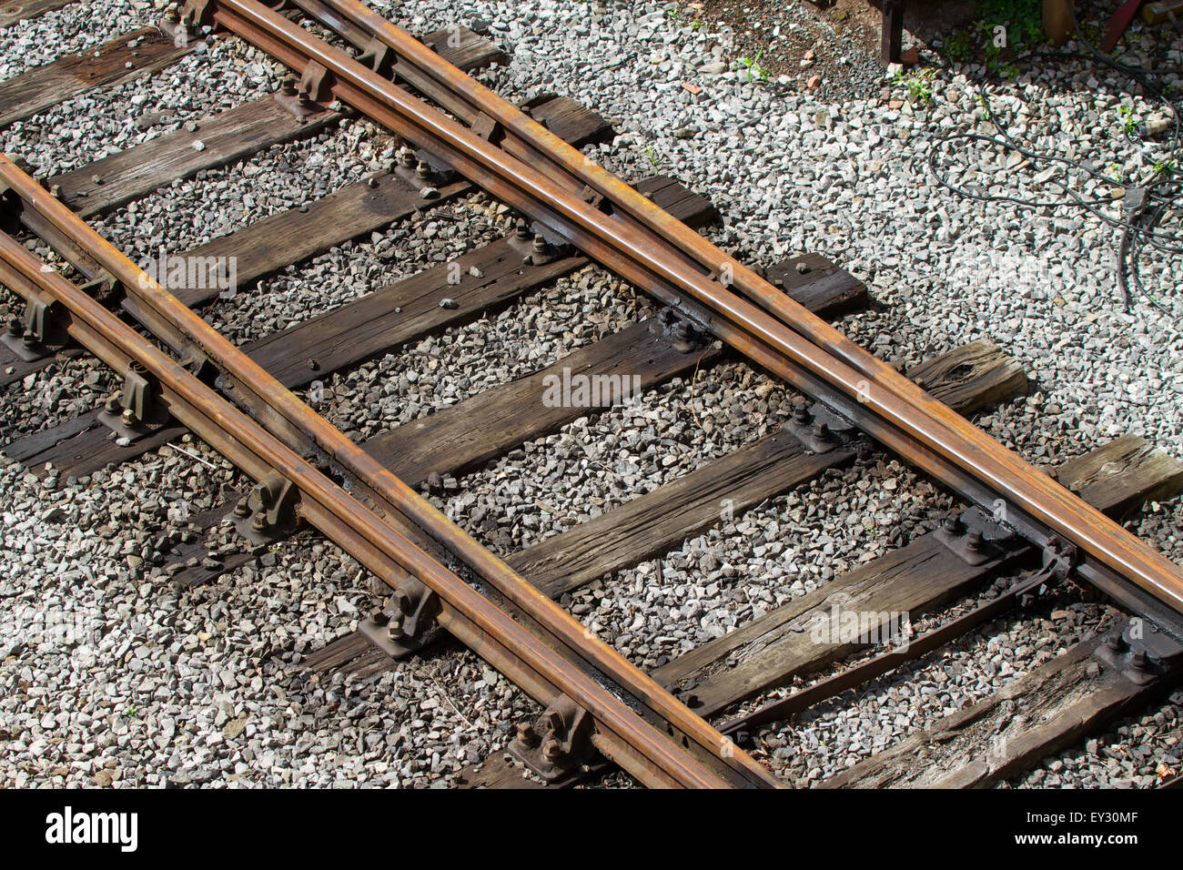 Railway track. UK Stock Photo - Alamy