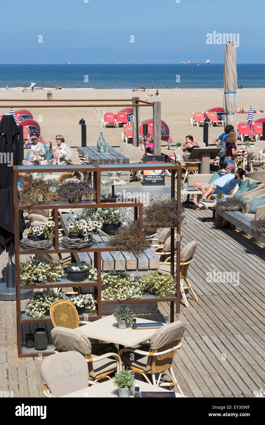 Oceans beach bar and restaurant, Scheveningen, Holland, Netherlands ...