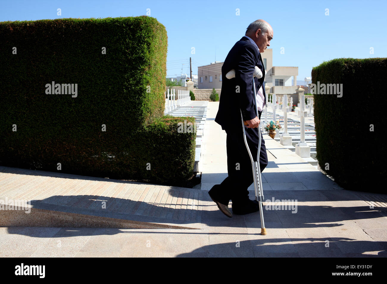 Larnaca, Cyprus. 20th July, 2015. The only survivor of the Greek plane ...