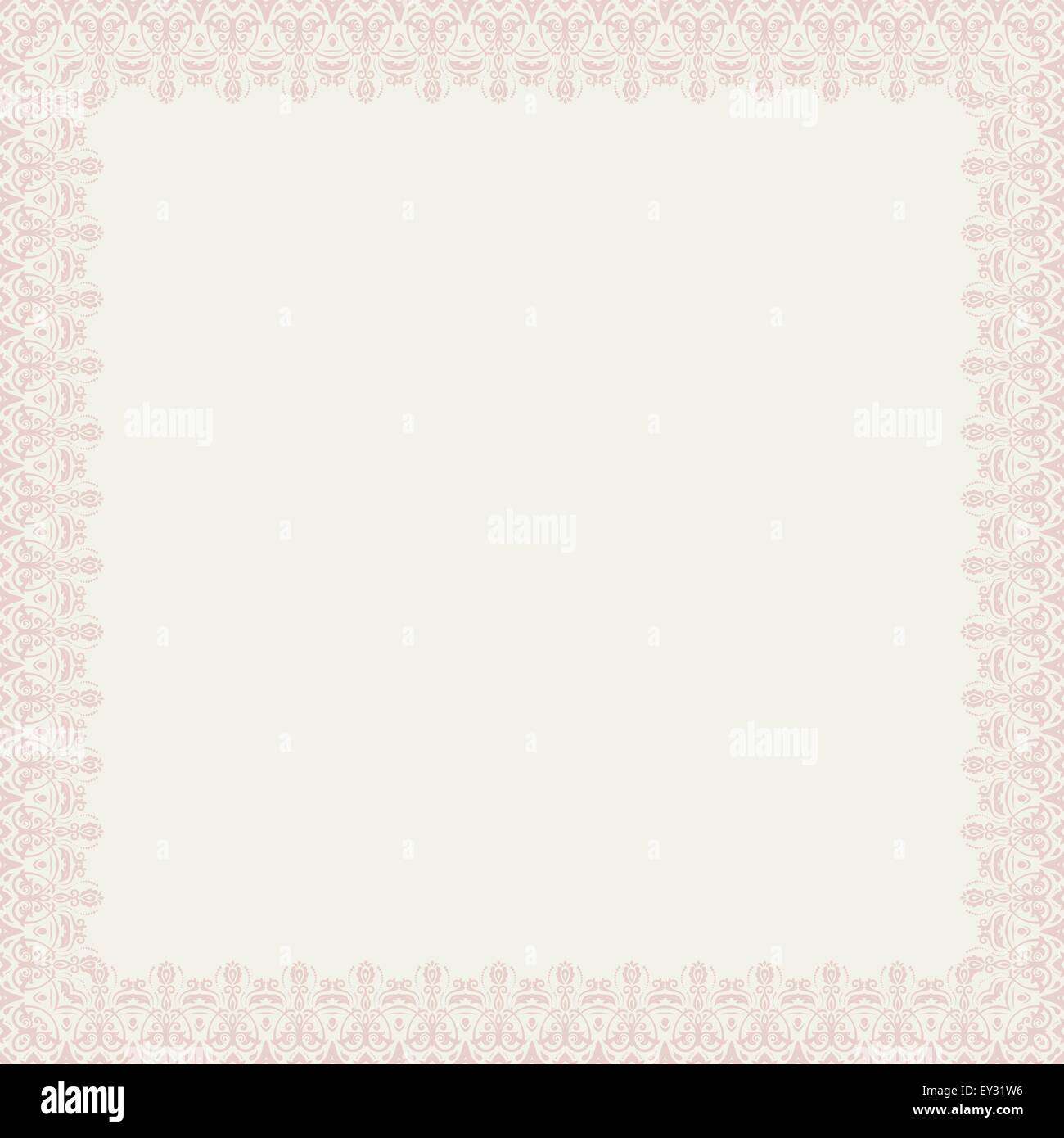 Floral Modern Vector Frame Stock Vector Image & Art - Alamy