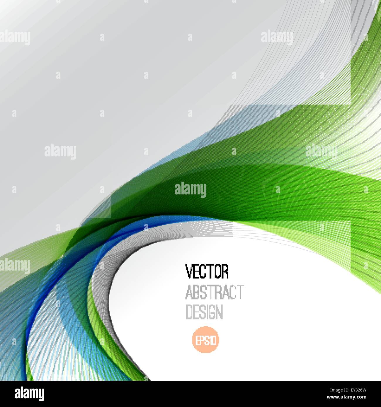 Smooth wave stream line abstract header layout. Vector illustration ...