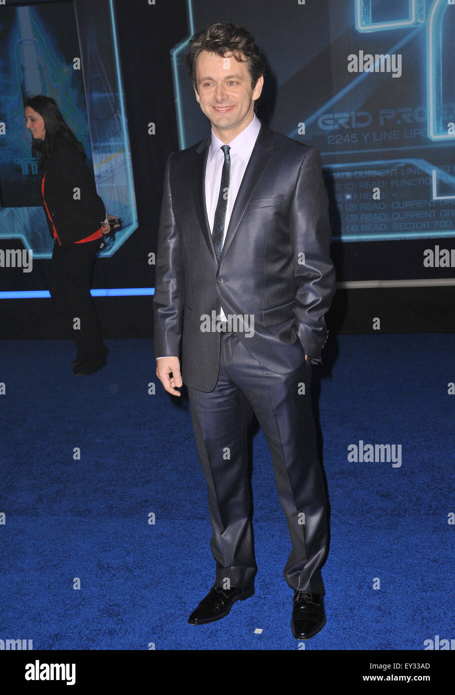 Michael sheen tron legacy premiere hi-res stock photography and images ...