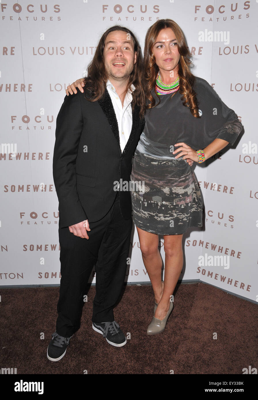 LOS ANGELES, CA - DECEMBER 7, 2010: Chris Pontius & wife Claire Nolan ...