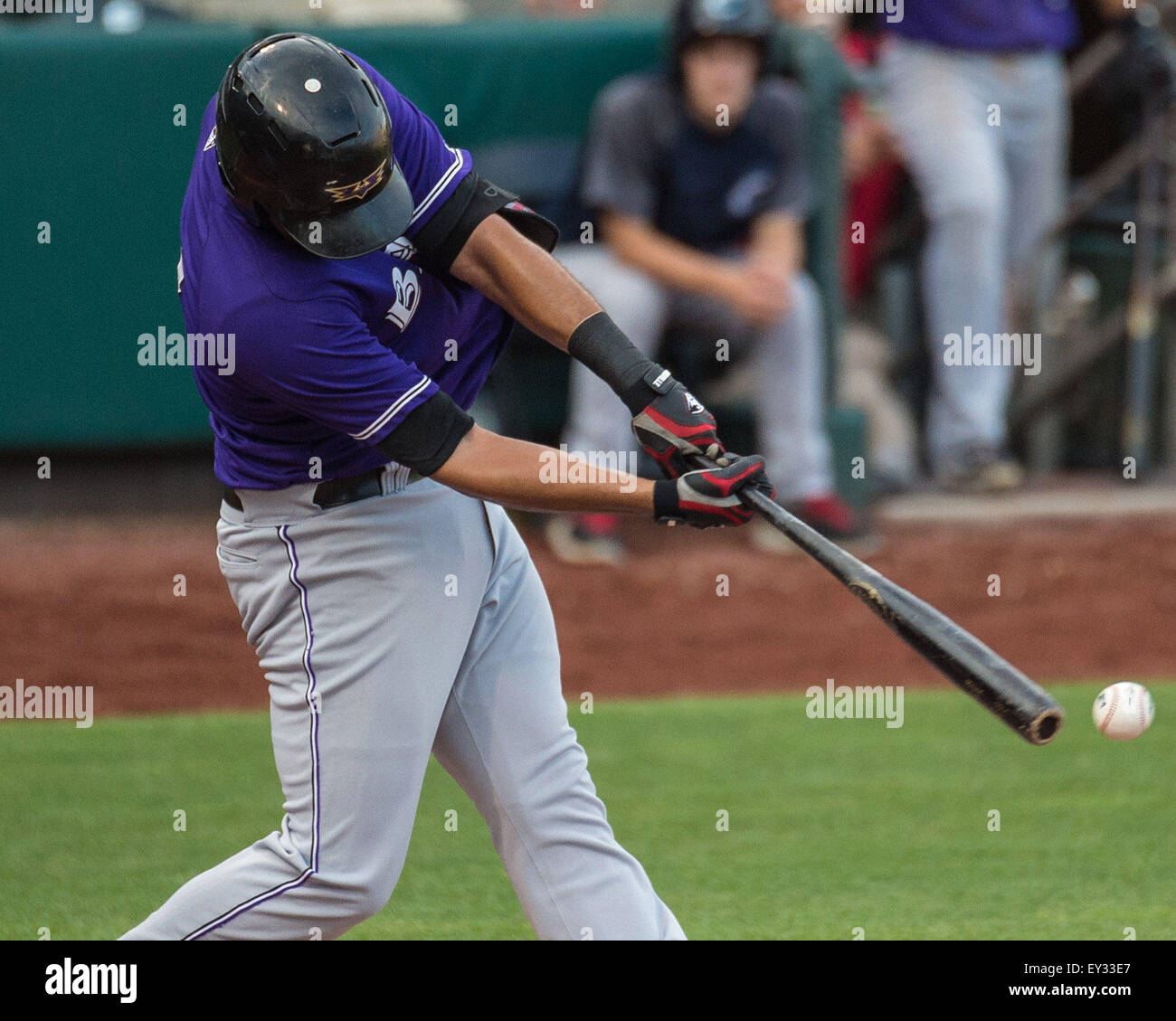 Columbus, Ohio, USA. 20th July, 2015. Louisville Bats third baseman ...