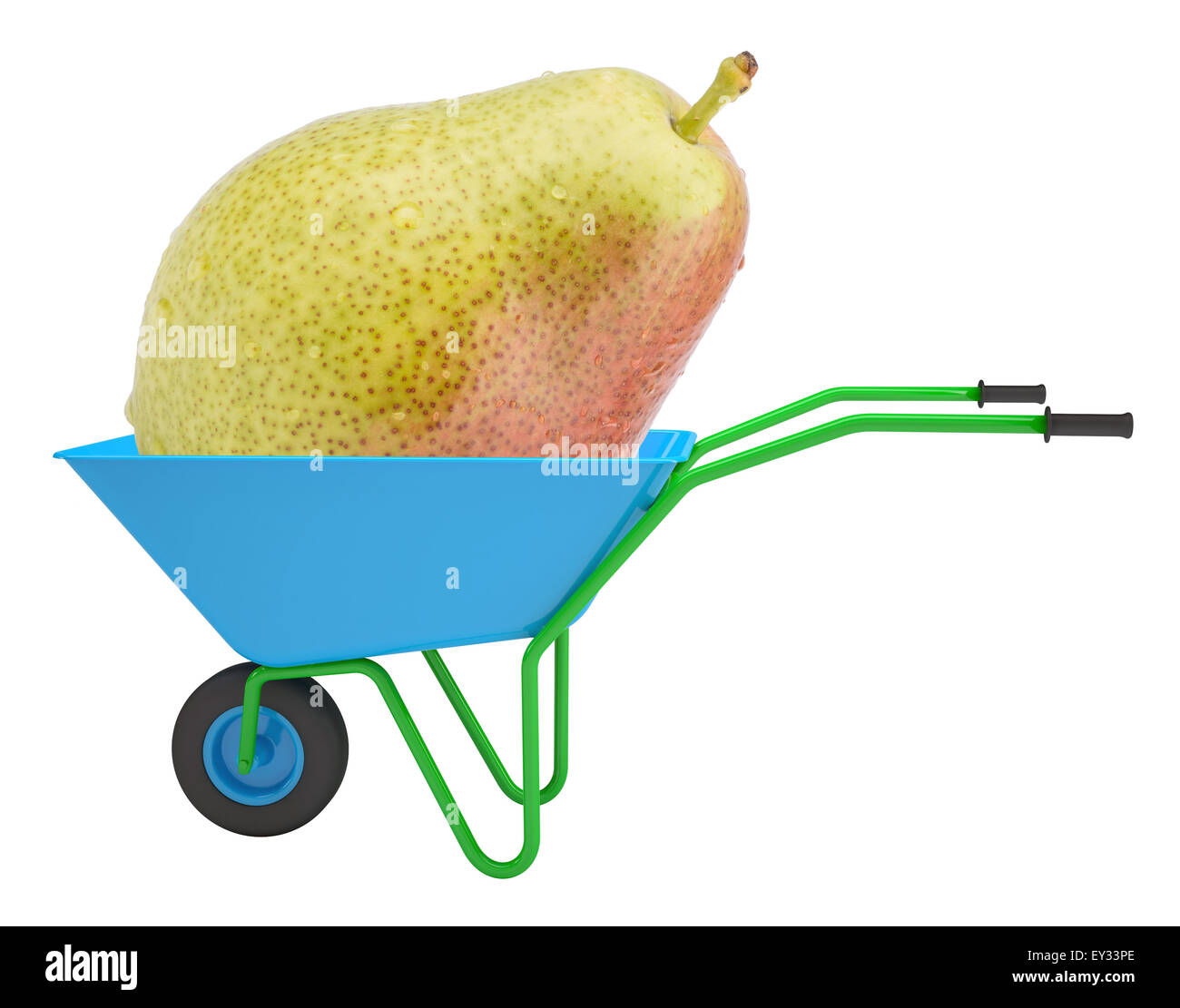 Wheel barrow of fruit hi-res stock photography and images - Alamy