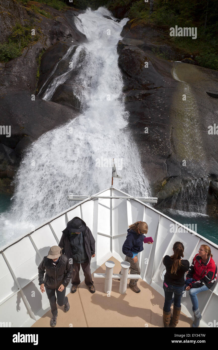 Waterfall boat hi-res stock photography and images - Alamy