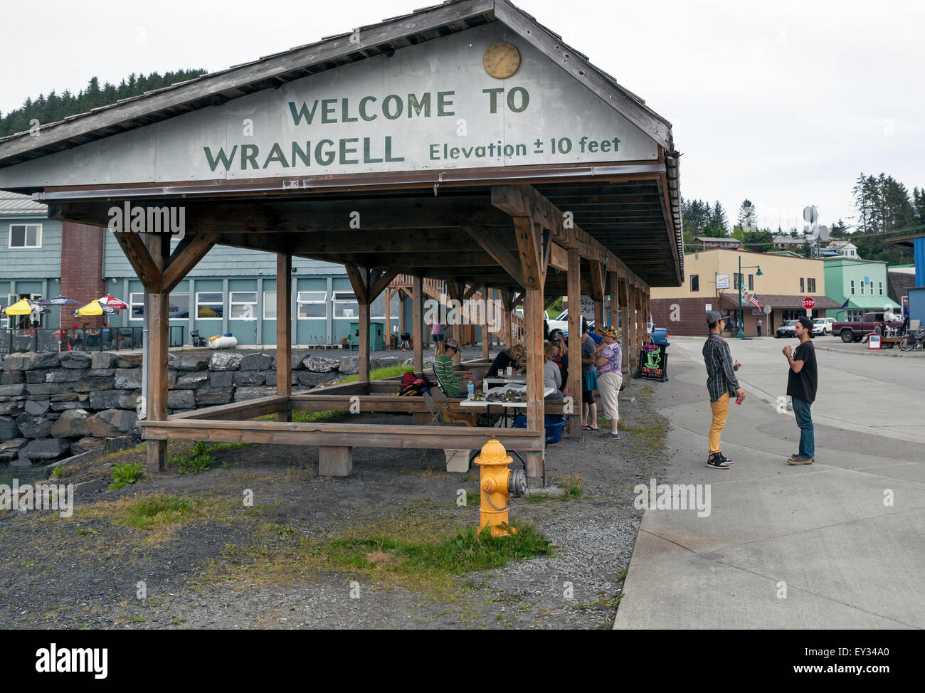 Wrangell town of hi-res stock photography and images - Alamy