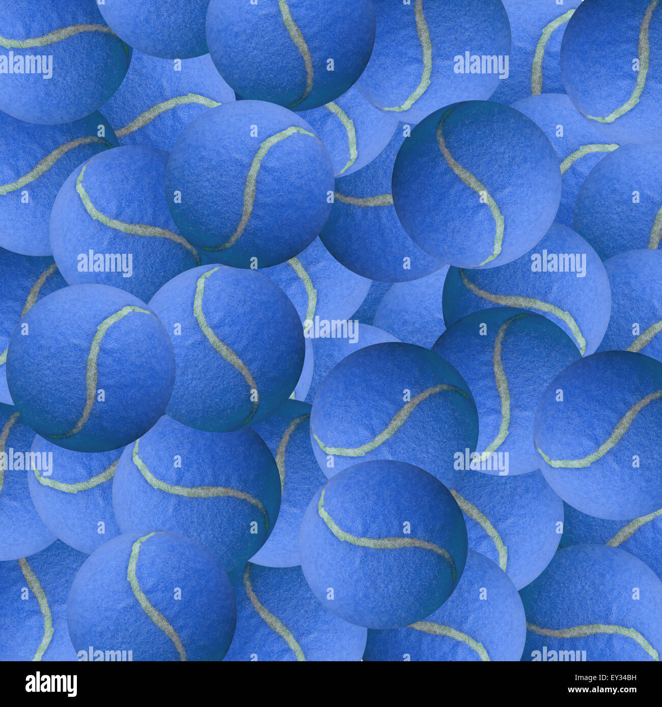 exotic blue color tennis ball as sport background Stock Photo - Alamy
