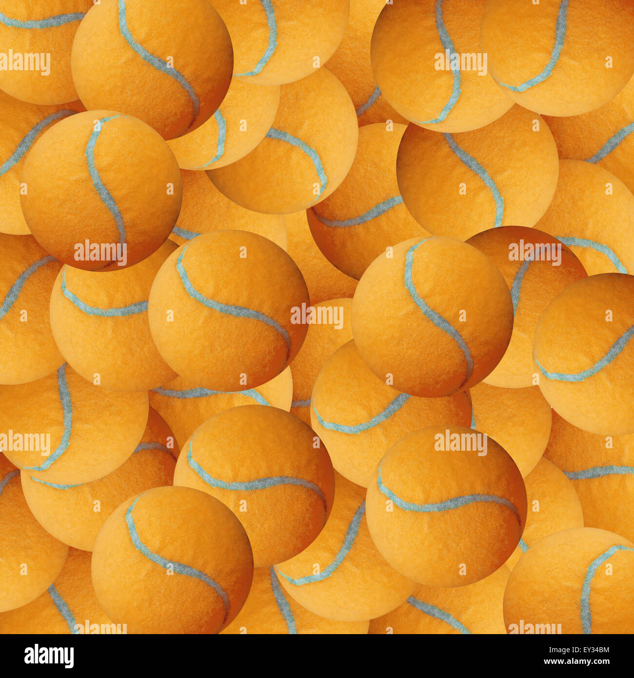 exotic orange color tennis ball as sport background Stock Photo - Alamy
