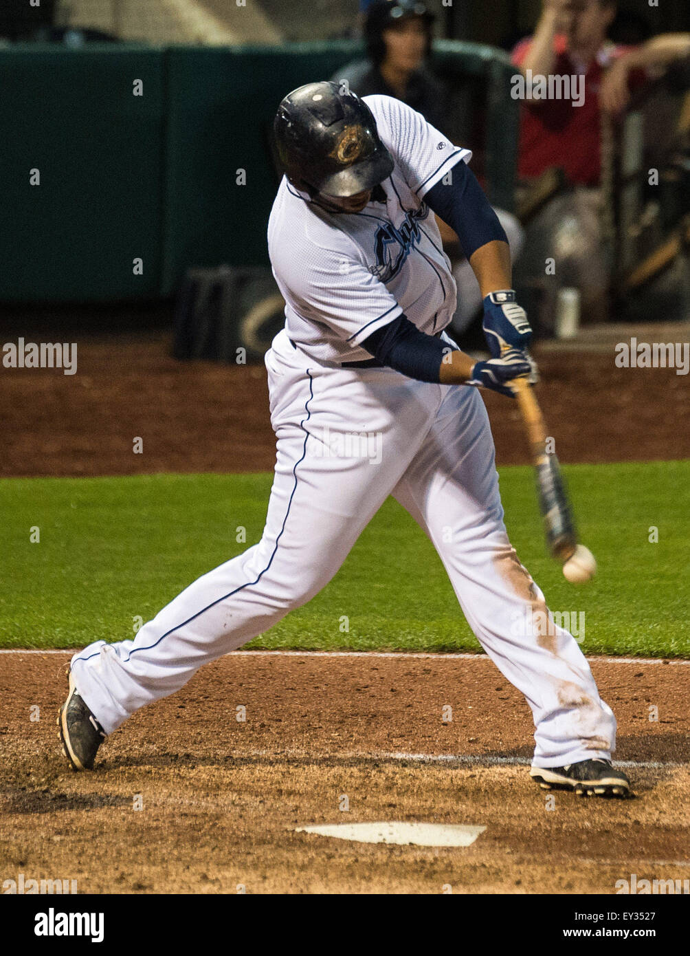 Columbus, Ohio, USA. 20th July, 2015. Columbus Clippers first baseman ...