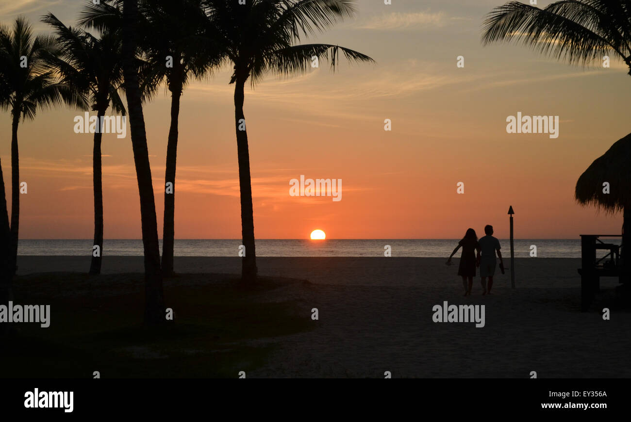 Best time to enjoy sunset with your love one Stock Photo - Alamy