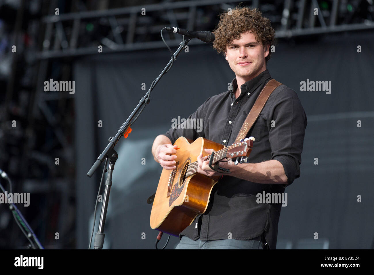 Chicago, Illinois, USA. 19th July, 2015. Singer VANCE JOY performs live ...