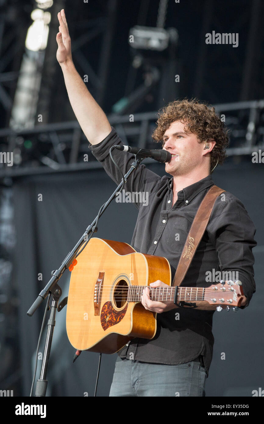 Chicago, Illinois, USA. 19th July, 2015. Singer VANCE JOY performs live ...