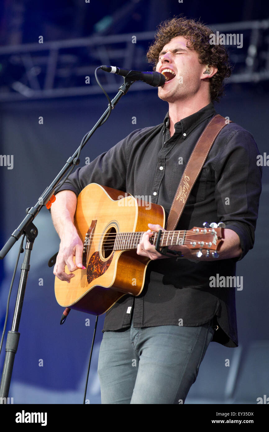 Chicago, Illinois, USA. 19th July, 2015. Singer VANCE JOY performs live ...
