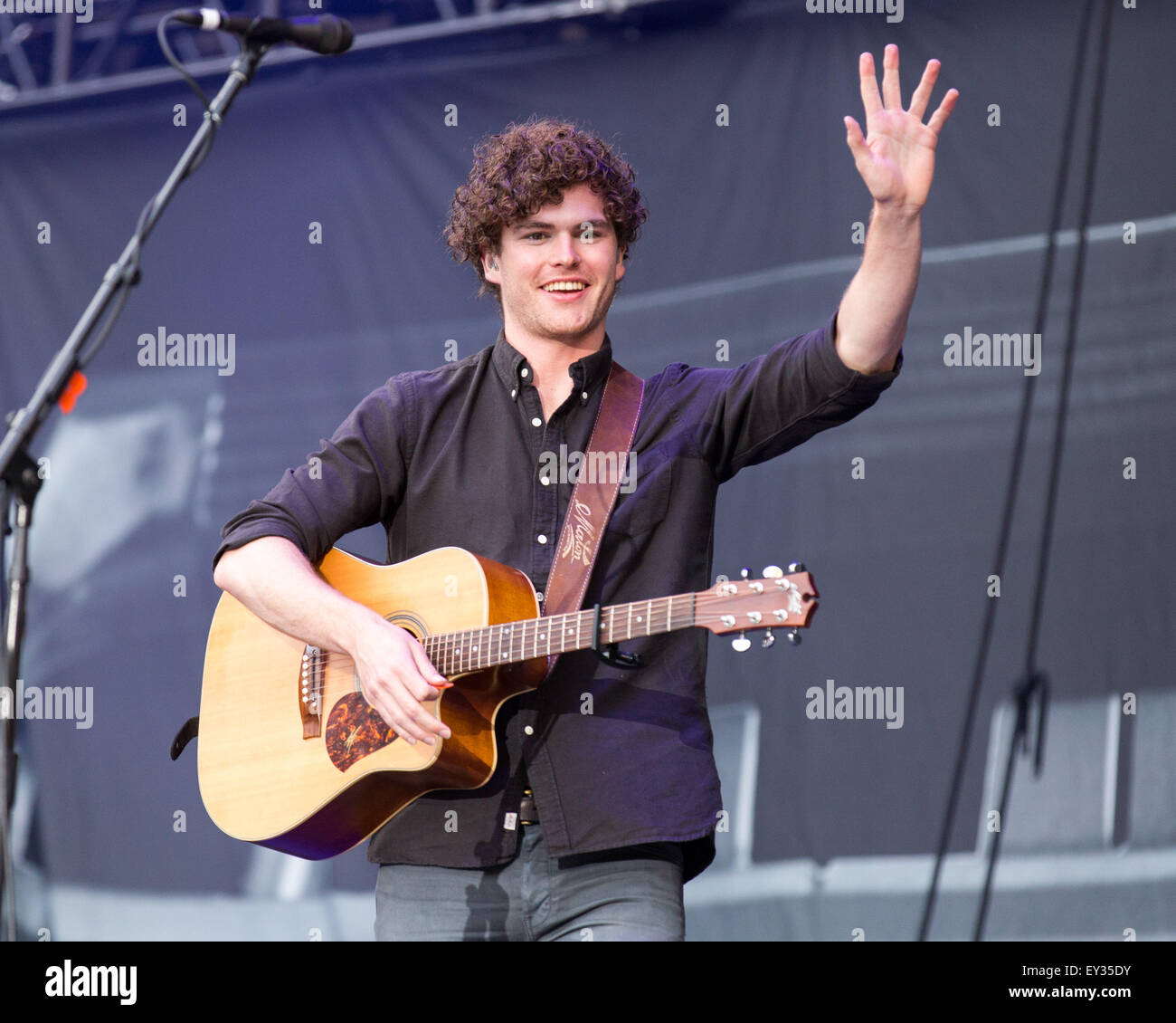 Chicago, Illinois, USA. 19th July, 2015. Singer VANCE JOY performs live ...