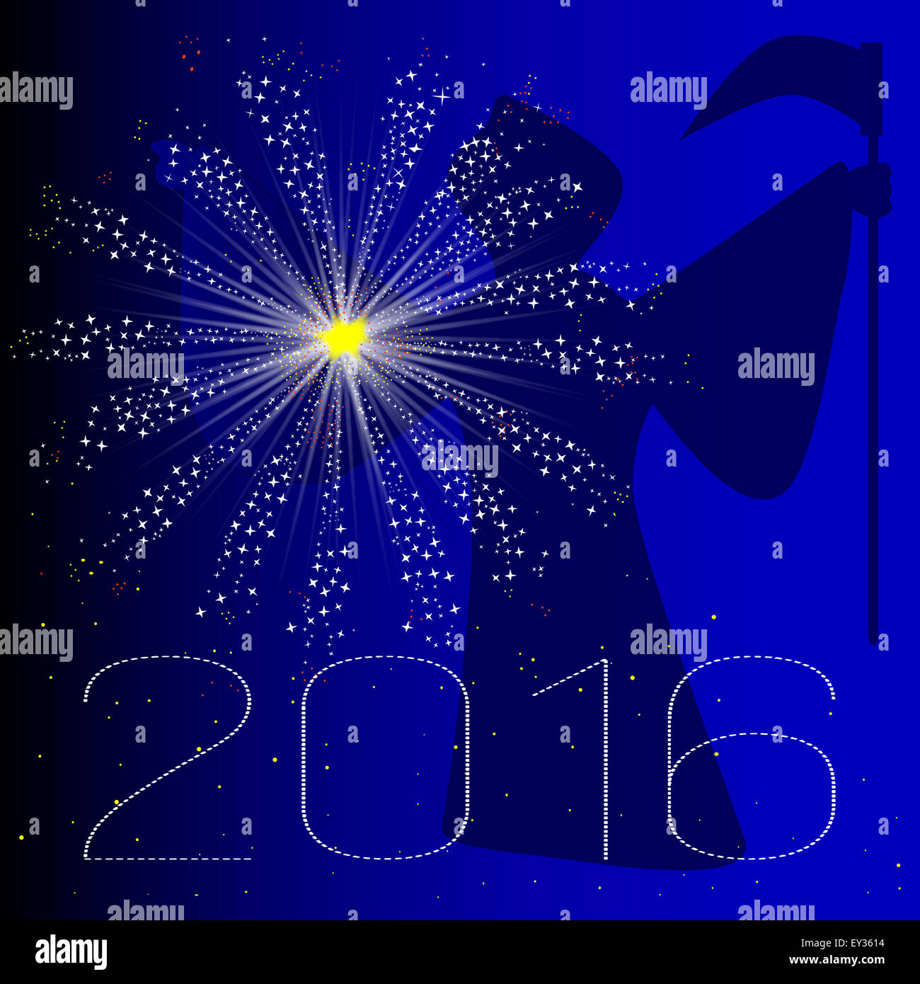 Old father time with hour glass and scythe isolated over white Stock ...