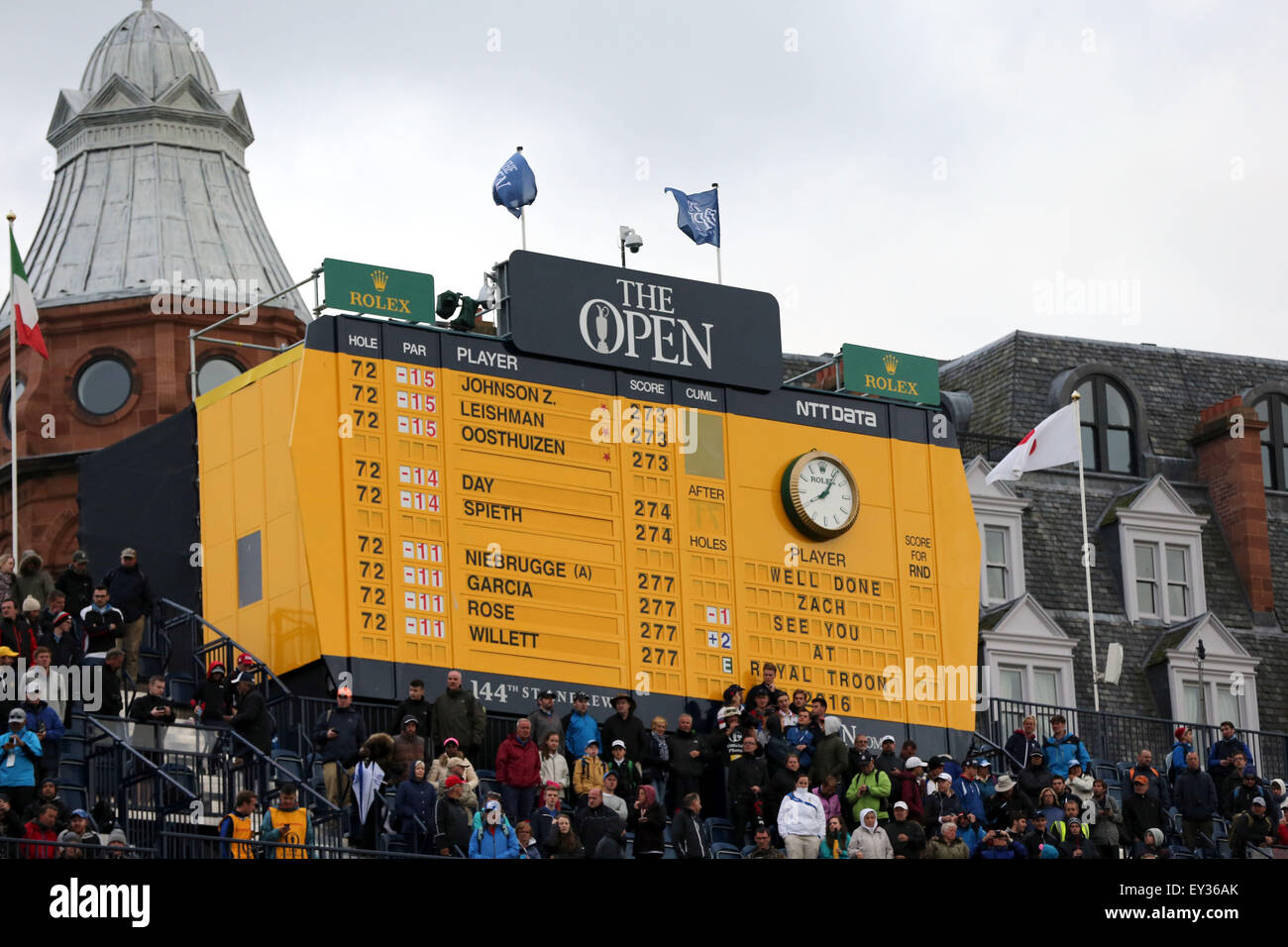 Open golf championship scoreboard hi-res stock photography and images ...