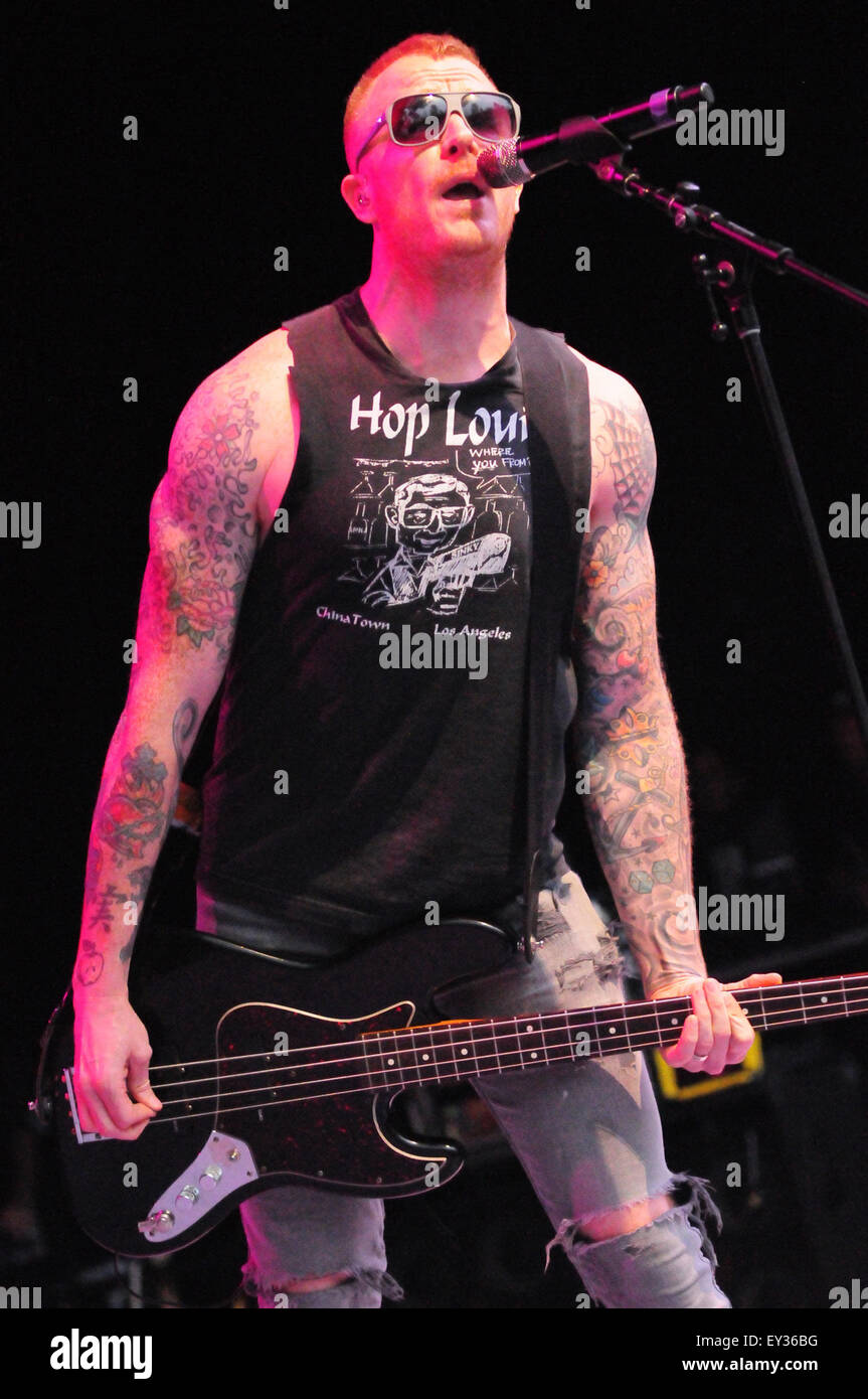 Los Angeles, California, USA. 20th July, 2015. Musician - MAX COLLINS ...