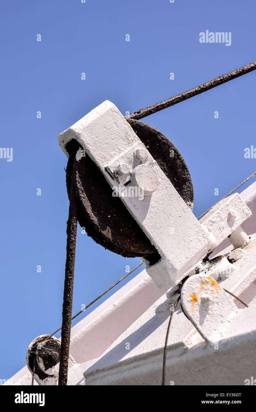 Old Industrial Puley Stock Photo - Alamy