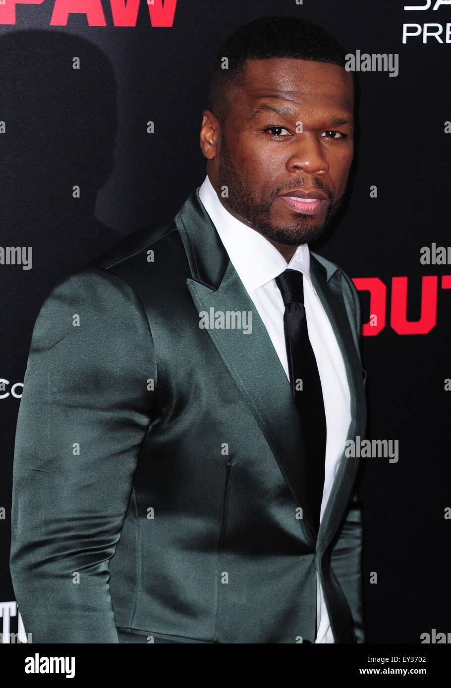 New York, NY, USA. 20th July, 2015. Curtis Jackson, 50 Cent at arrivals ...
