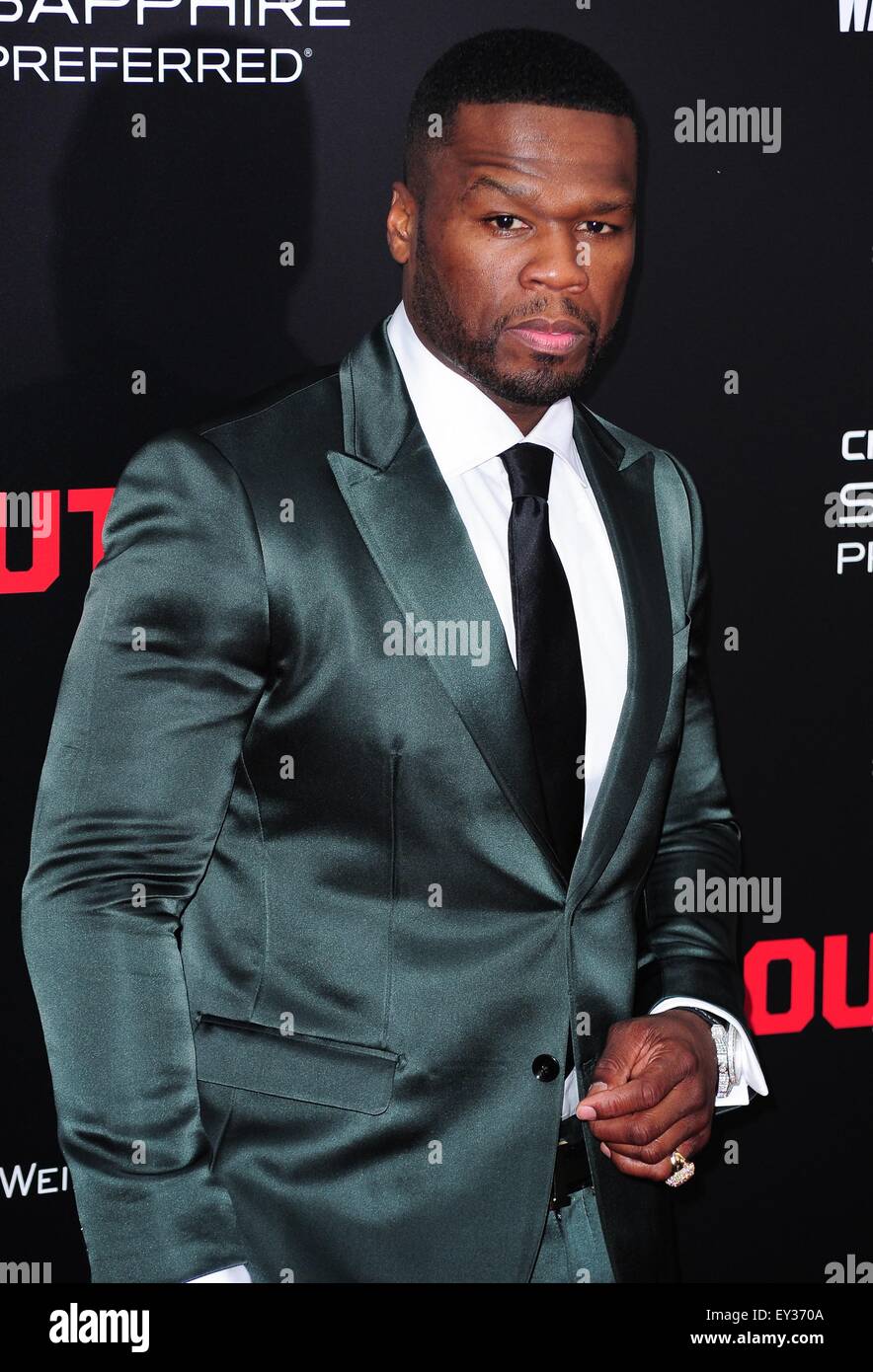 New York, NY, USA. 20th July, 2015. Curtis Jackson, 50 Cent at arrivals ...