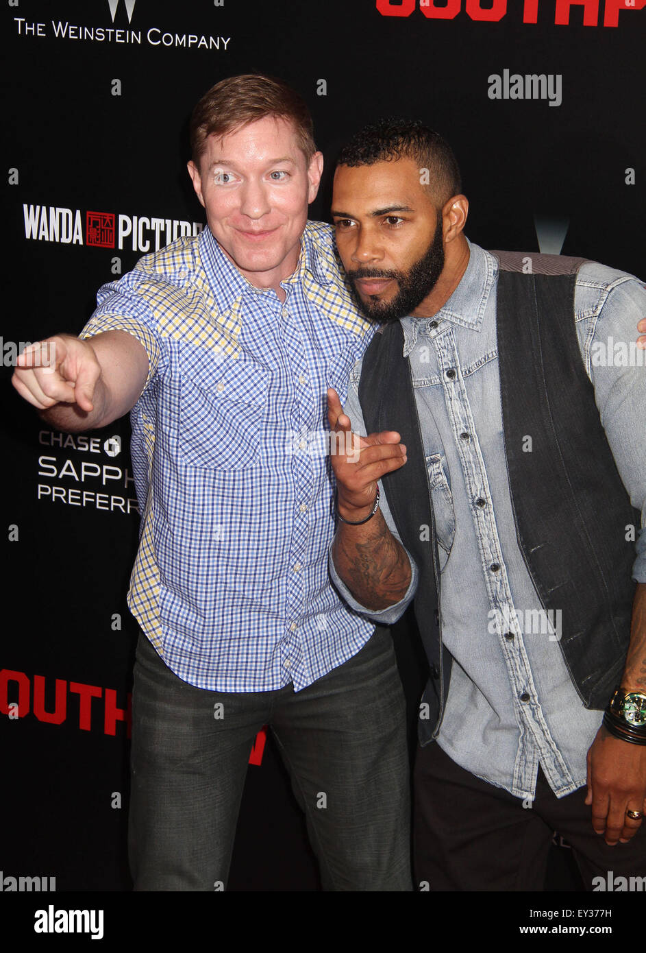 New York, New York, USA. 20th July, 2015. Actors JOSEPH SIKORA and ...