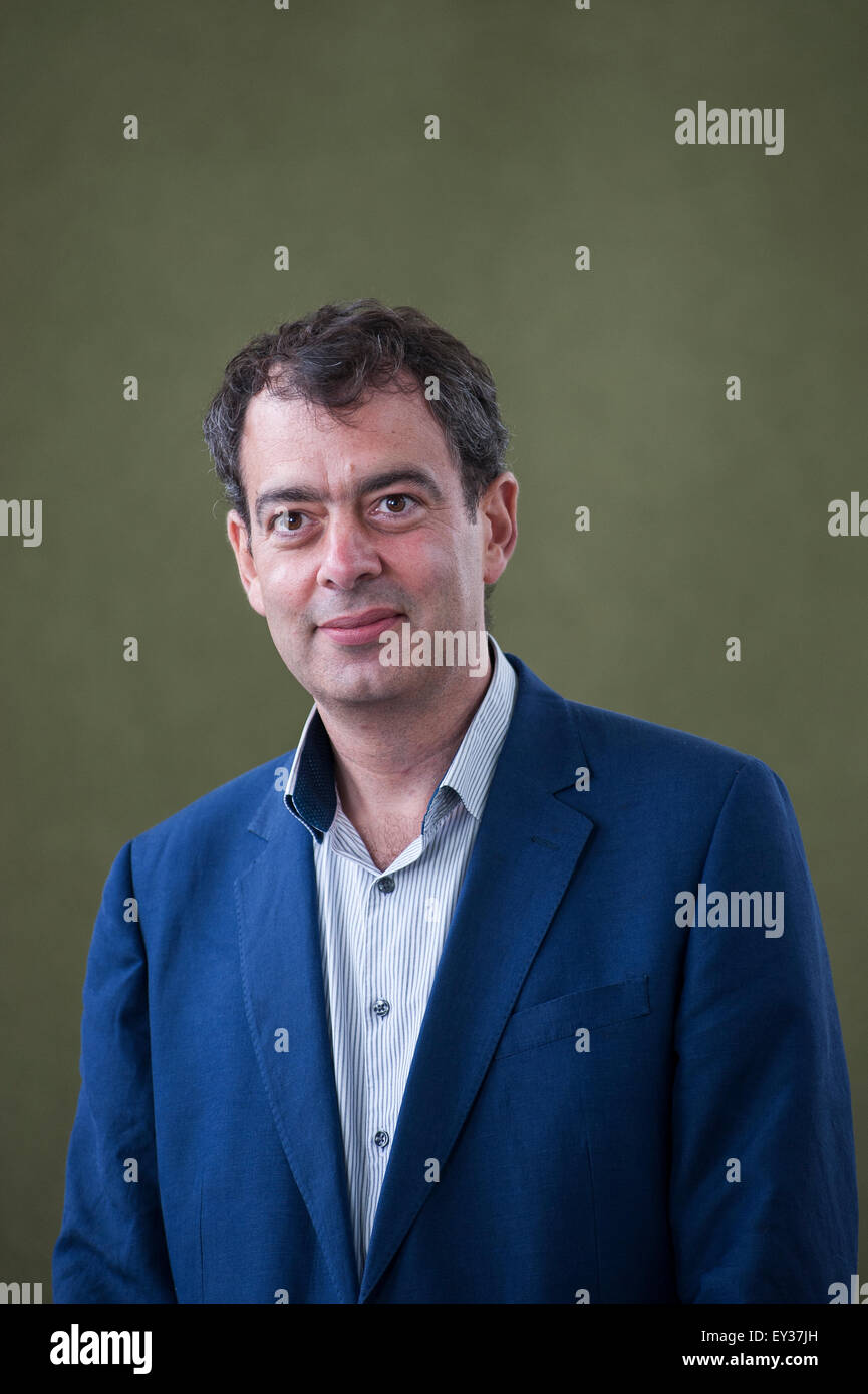 British political scientist David Runciman appearing at the Edinburgh ...