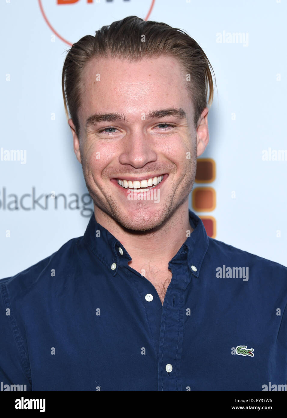 Los Angeles, California, USA. 20th July, 2015. Sam Clark arrives for ...