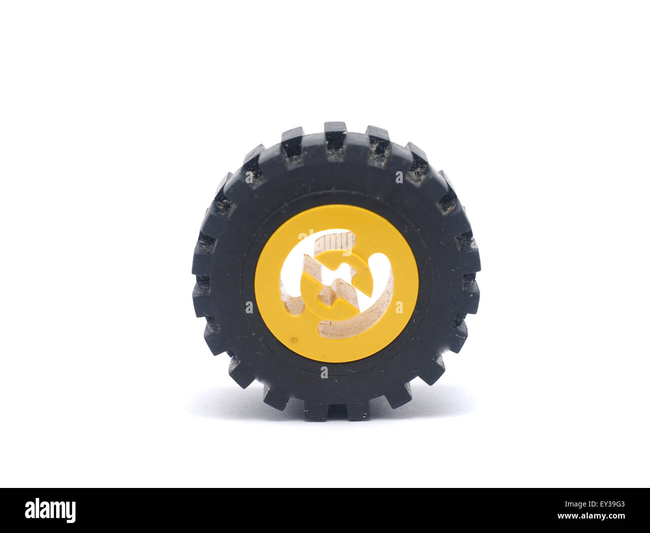 toy wheel on a white background Stock Photo - Alamy