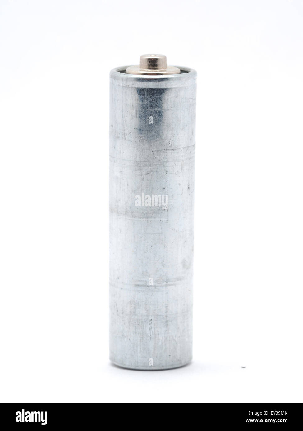 battery on a white background Stock Photo - Alamy