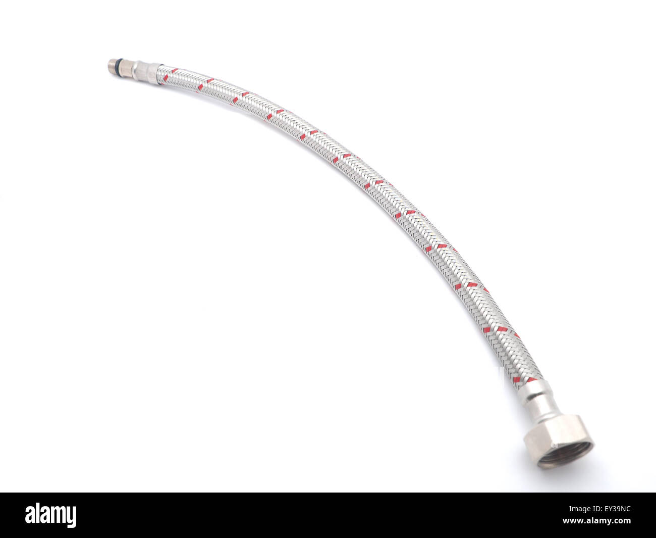 the water hose on a white background Stock Photo - Alamy