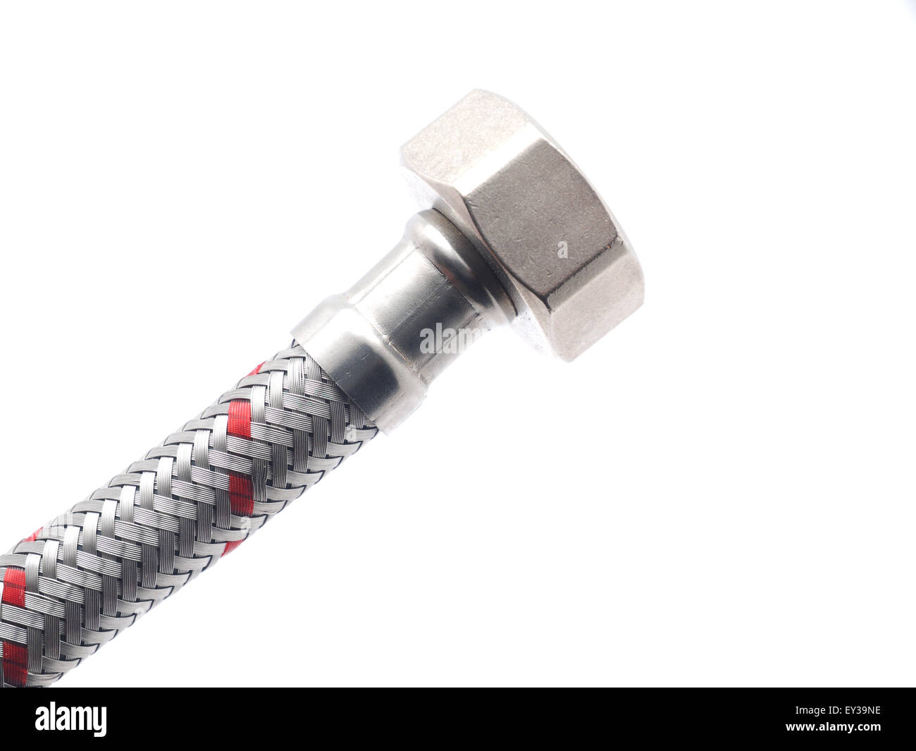 the water hose on a white background Stock Photo - Alamy