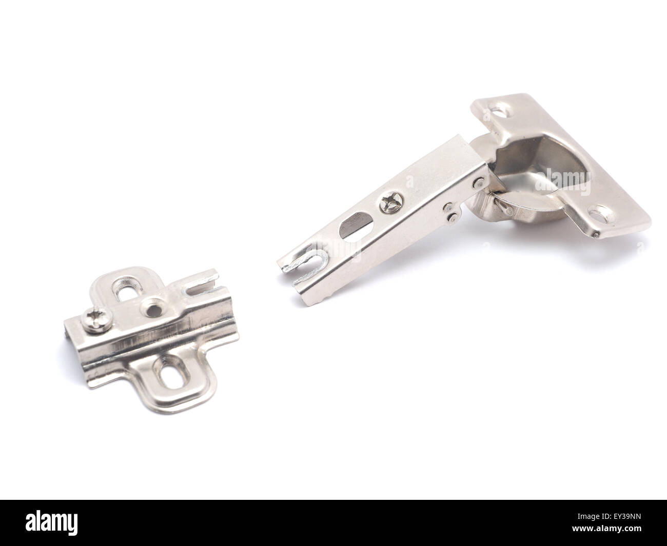 hinges on a white background Stock Photo - Alamy