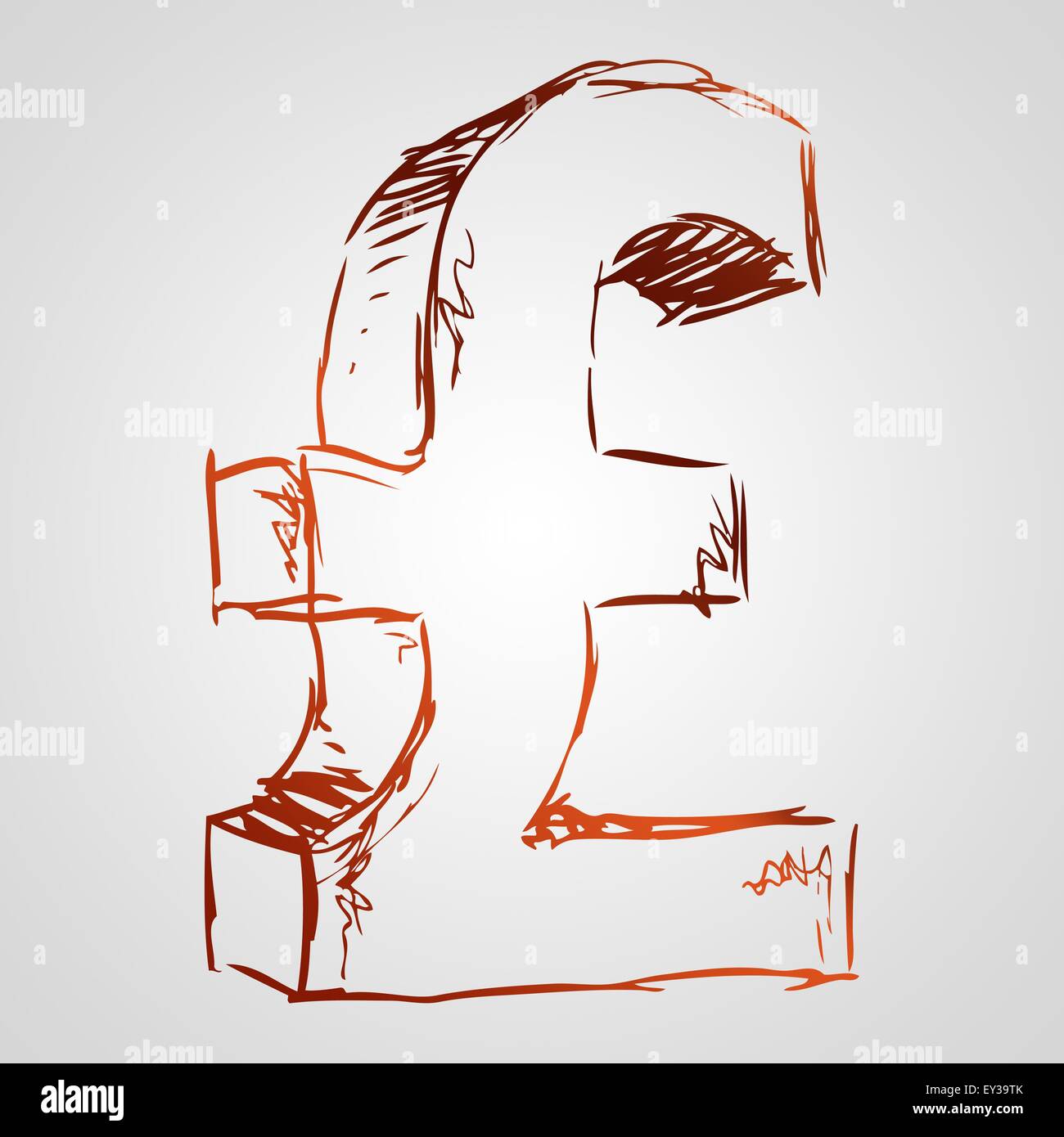 Pound icon illustration Stock Photo - Alamy