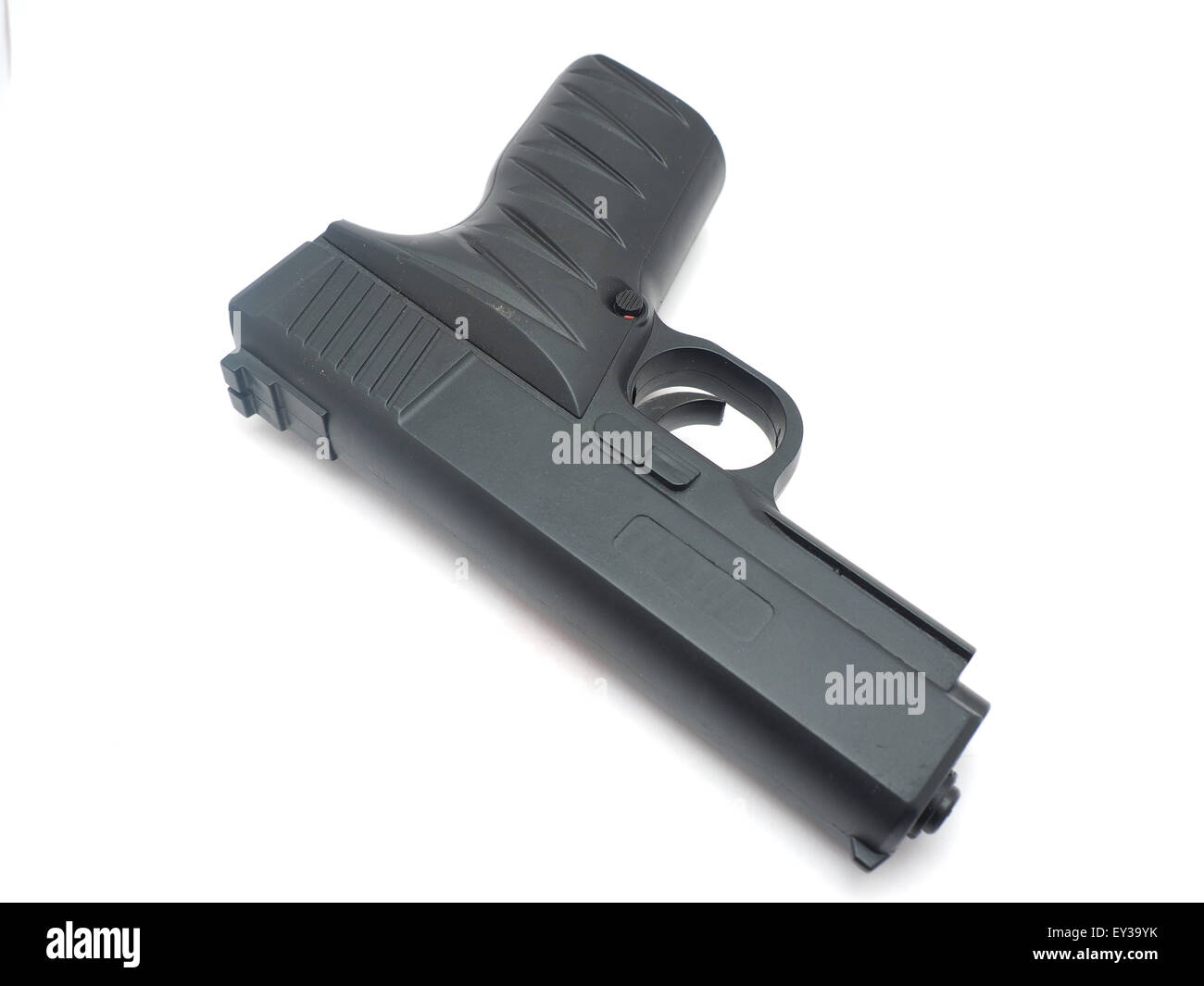 gun on a white background Stock Photo - Alamy