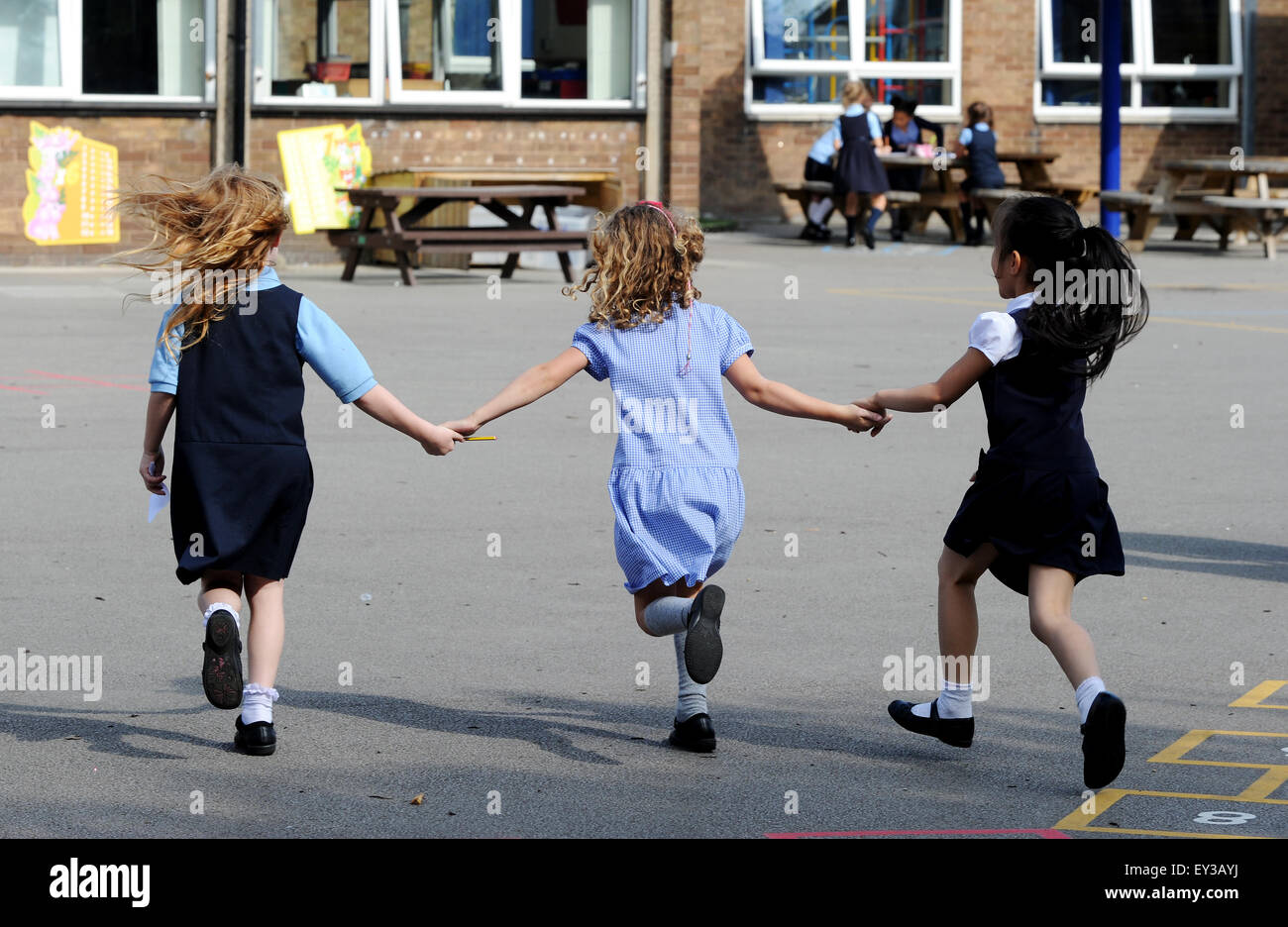 Generic images of children playing outside at primary school. Picture ...