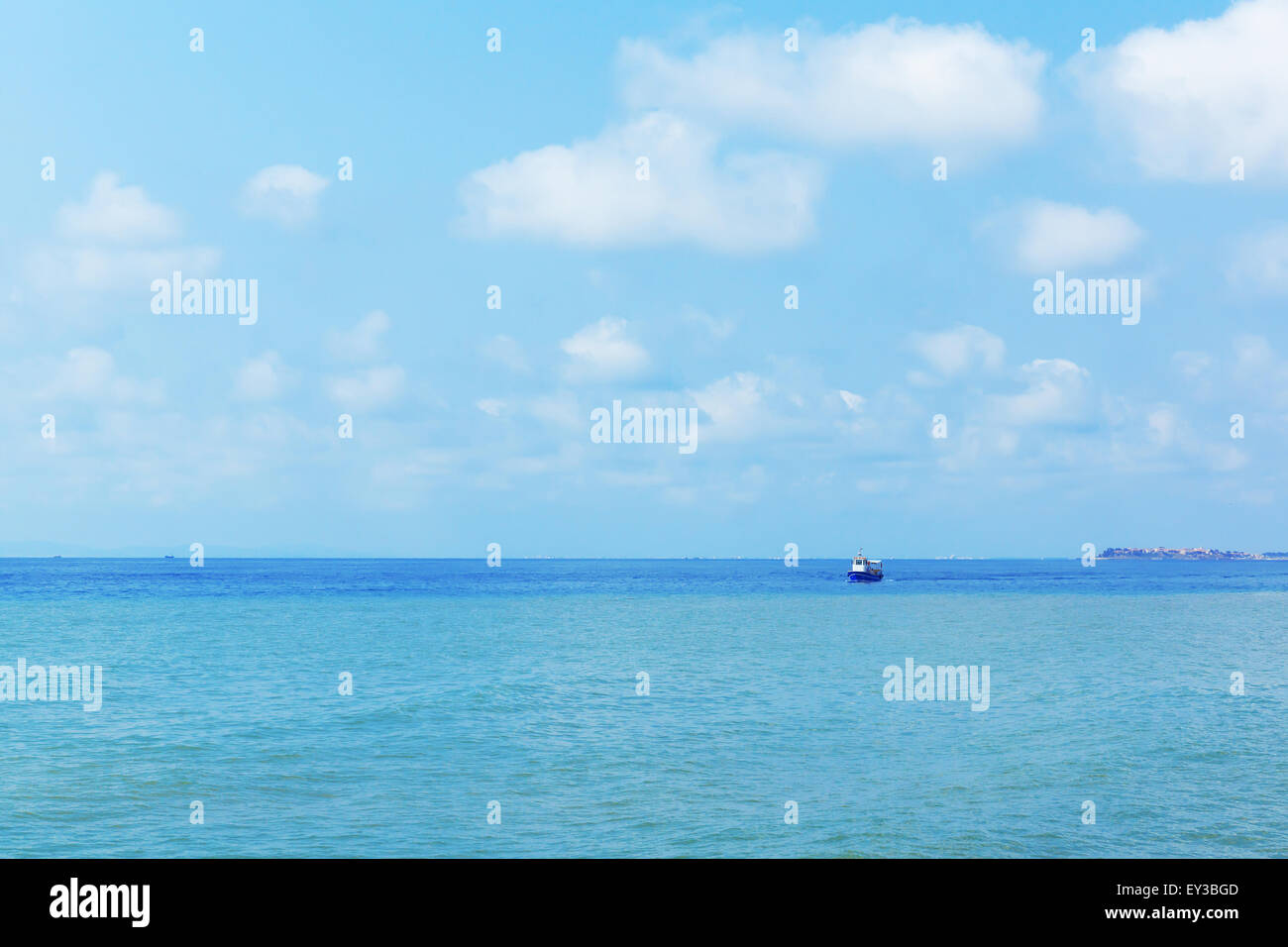 view of the beautiful walking ship floating by sea Stock Photo - Alamy