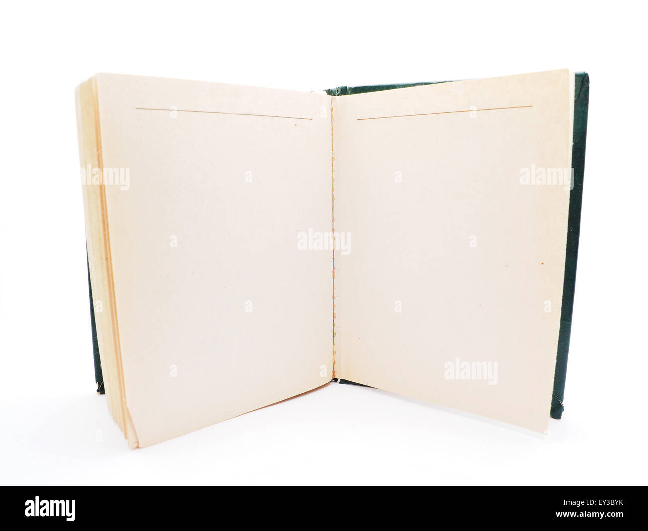 green book on white background Stock Photo - Alamy