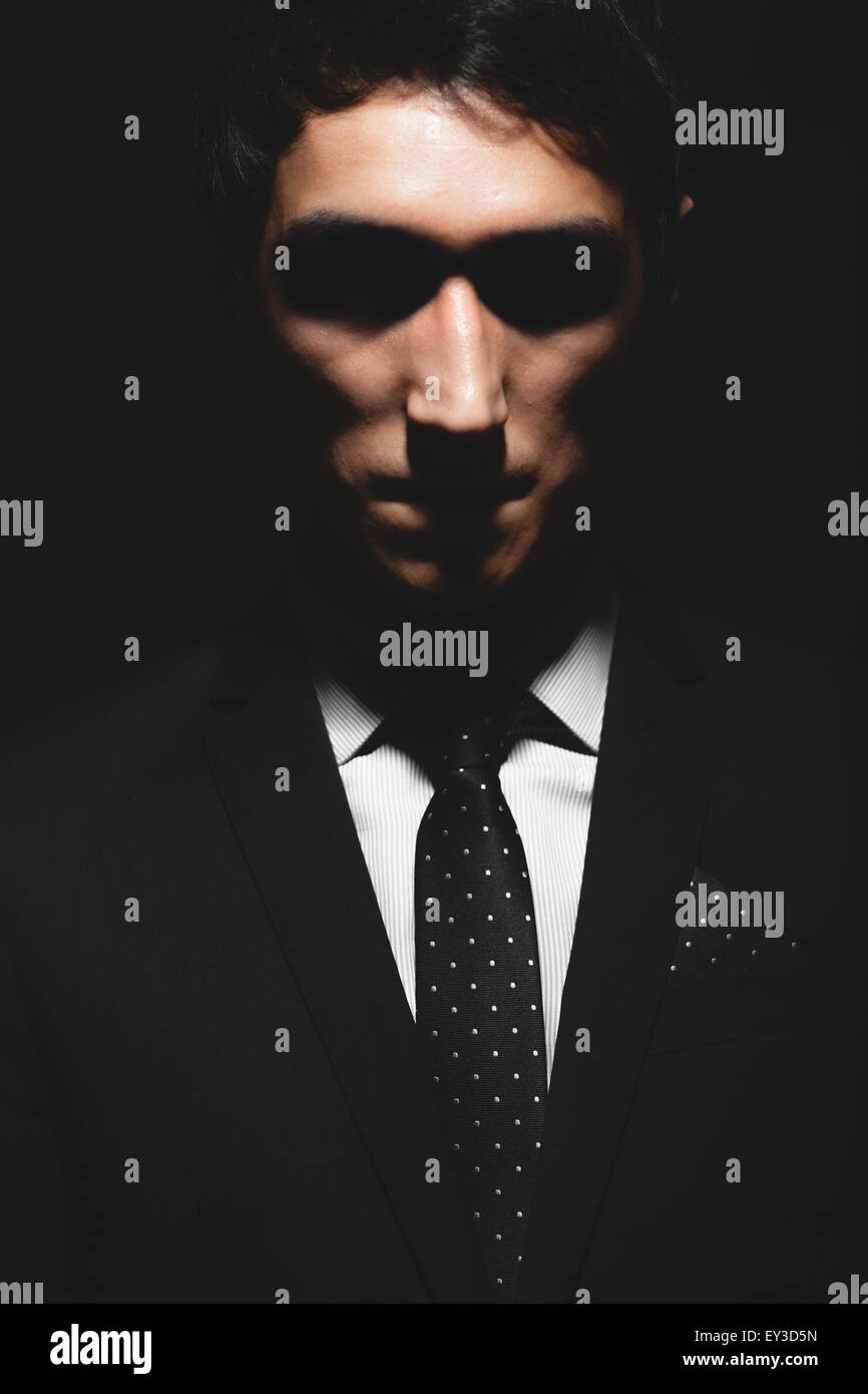 Expressive man portrait Stock Photo - Alamy