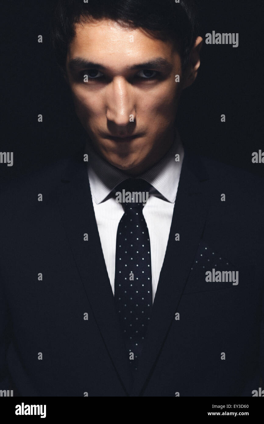 Expressive man portrait Stock Photo - Alamy