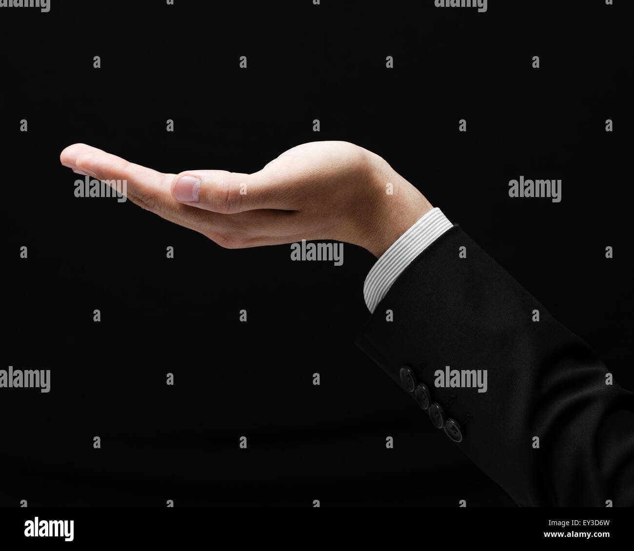 Male open hand palm hi-res stock photography and images - Alamy