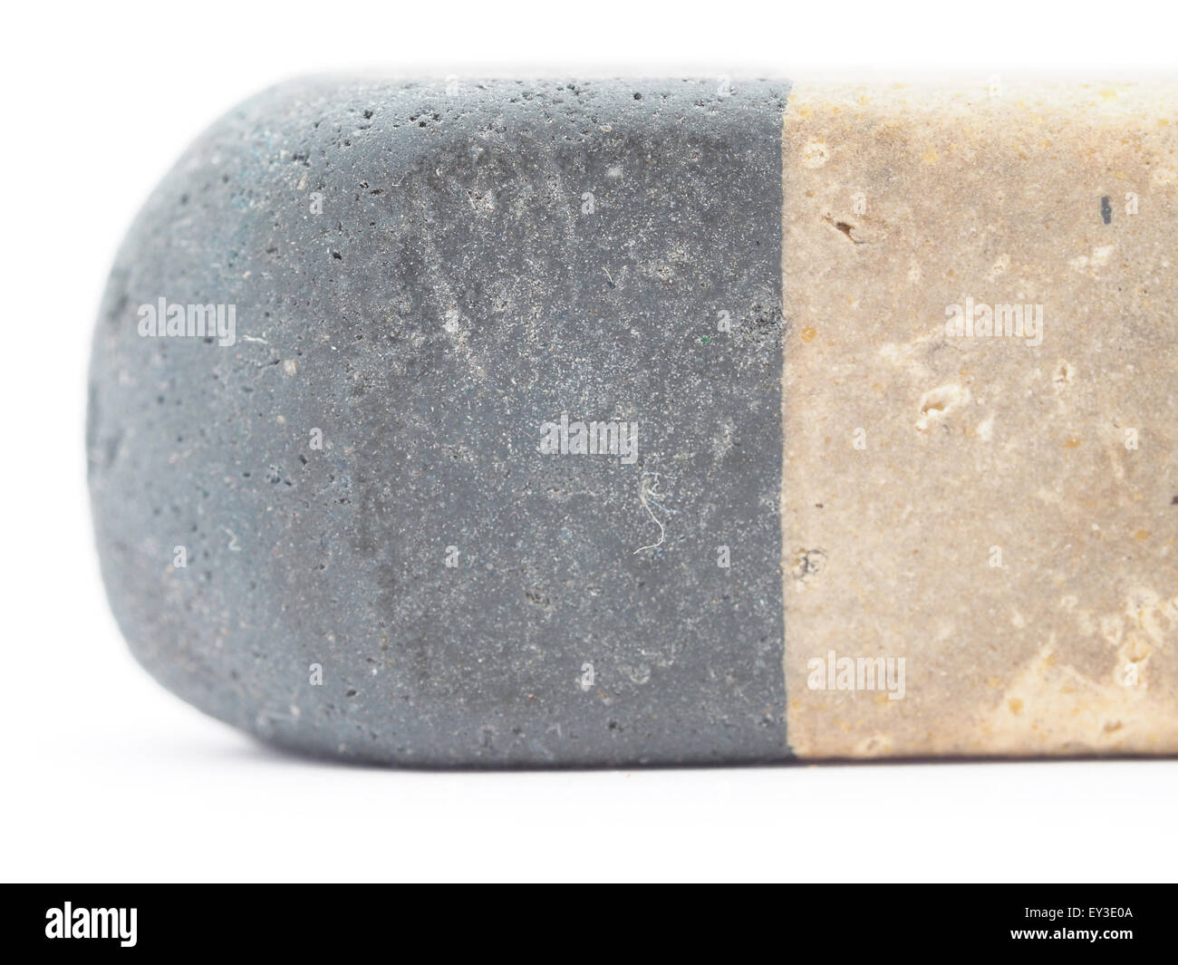 eraser on a white background Stock Photo - Alamy
