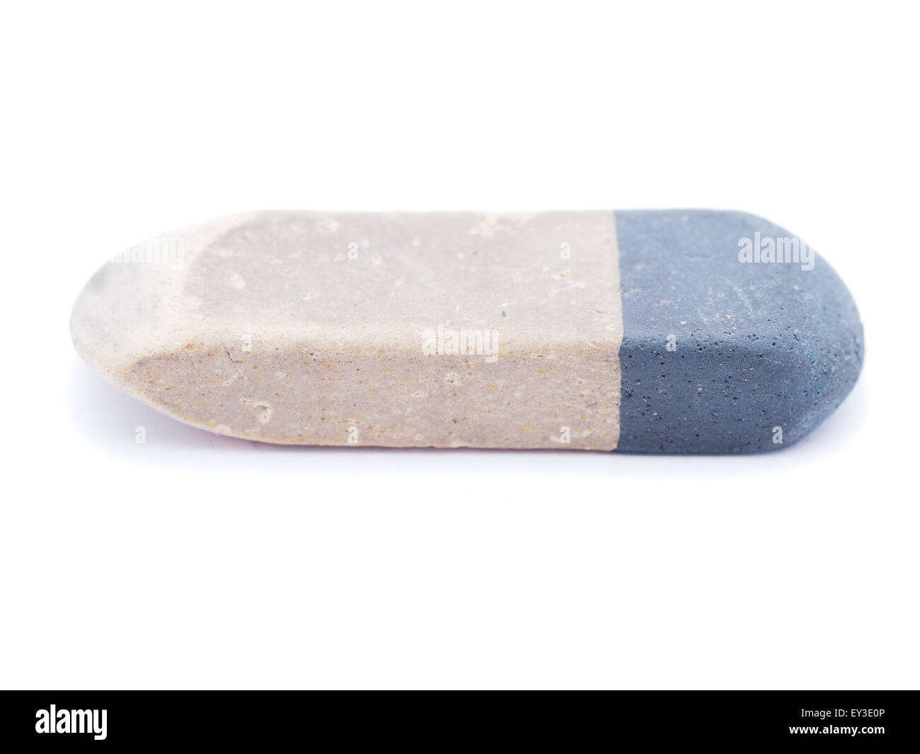 eraser on a white background Stock Photo - Alamy