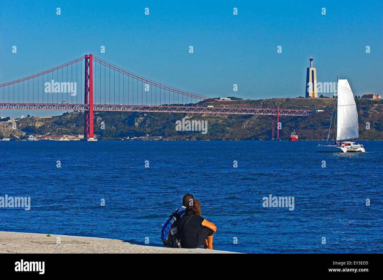 River tejo monuments hi-res stock photography and images - Alamy