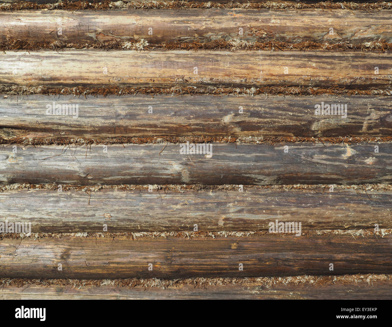 Wooden log walls. background Stock Photo - Alamy