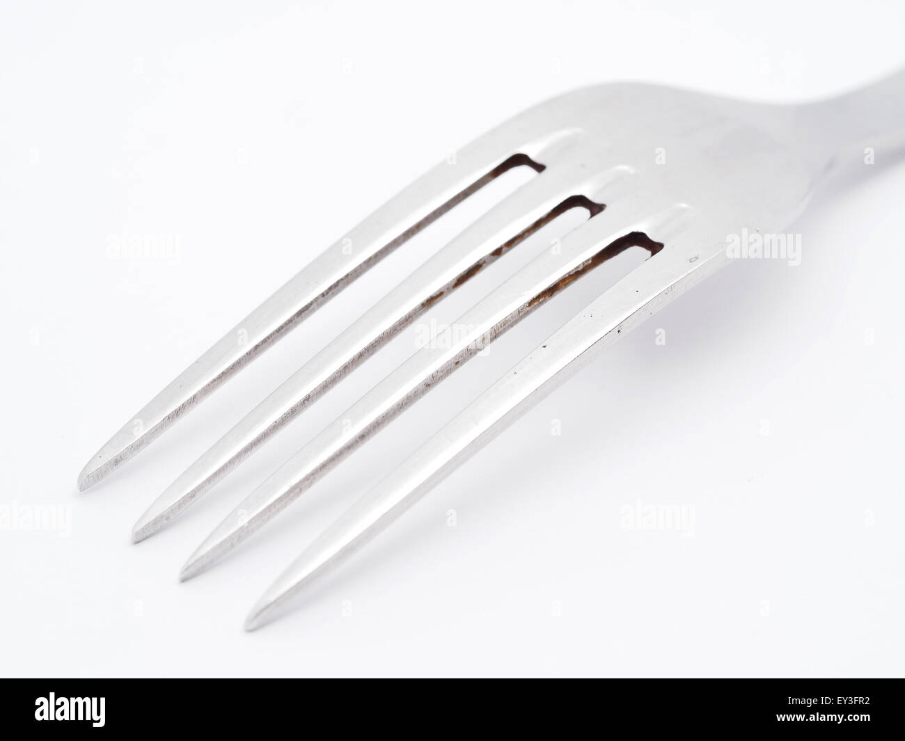 fork on white background Stock Photo - Alamy