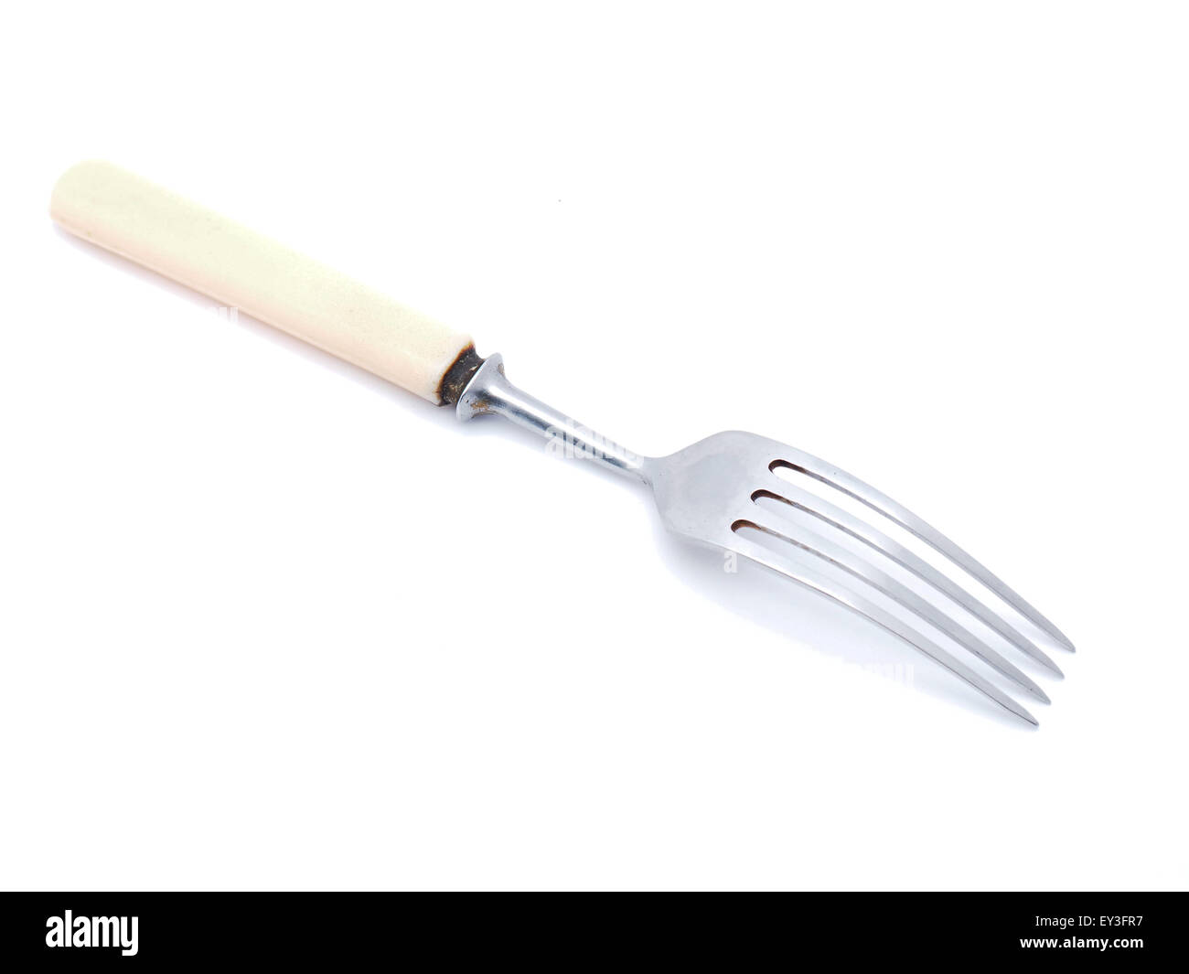 fork on white background Stock Photo - Alamy
