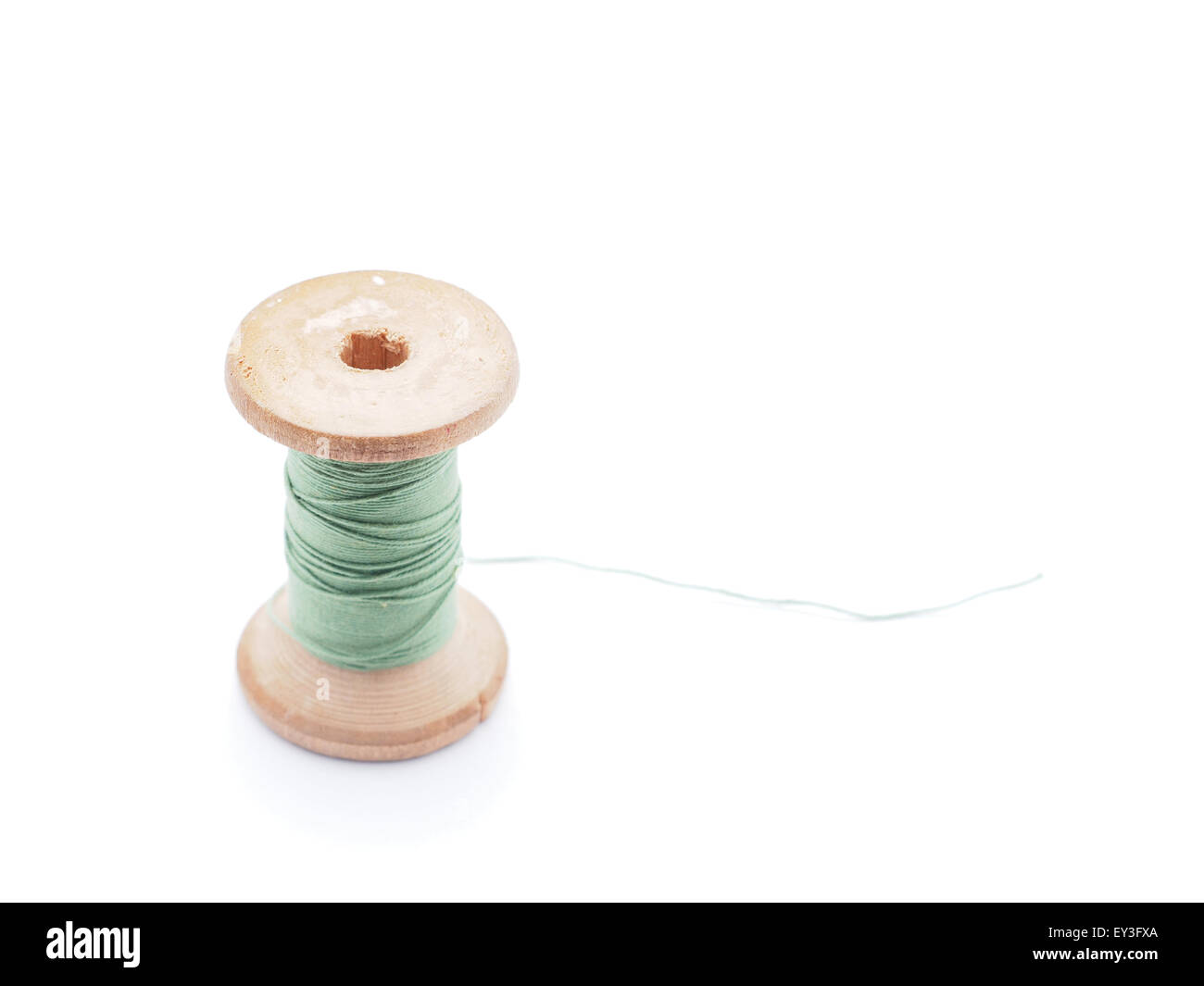 thread on white background Stock Photo - Alamy
